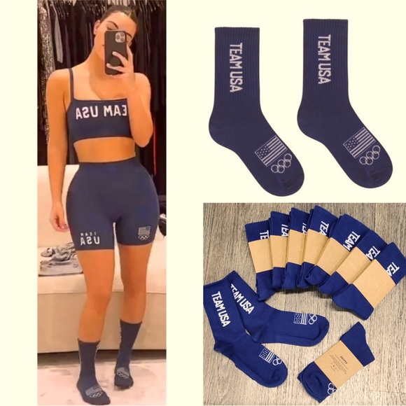 SKIMS | Accessories | New Skims Olympic Capsule Flag Socks | Poshmark
